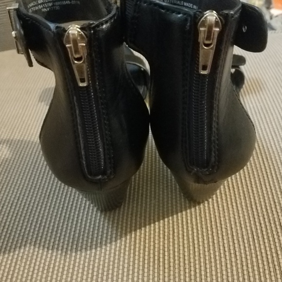 Merona | Shoes | Merona Black Wedge Heel Sandals | Poshmark